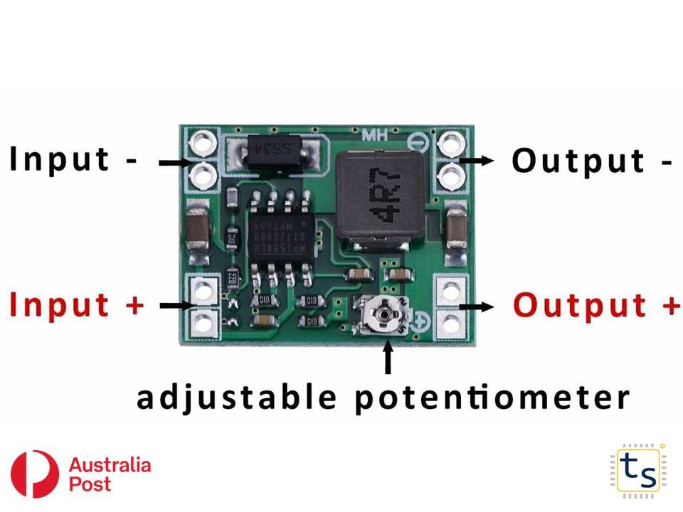 Mini MP1584en Adjustable 4.5V to 28V To 0.8V to 20V Step Down Module 3A Buck Converter