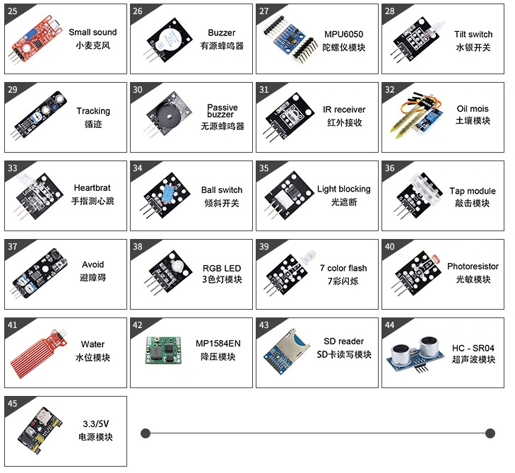 45 In 1 Sensor Module Starter Kit Tempero Systems Shopping