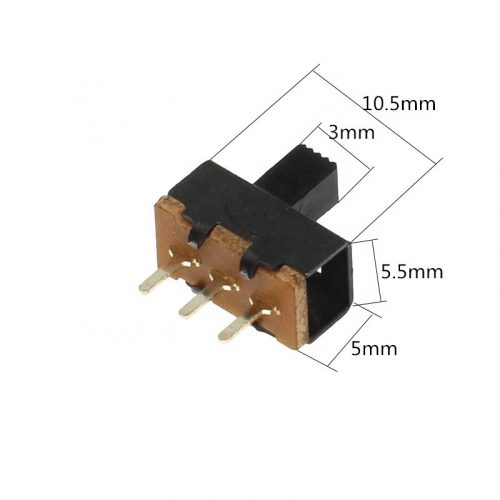 SS-12F17 PCB Mounted Miniature Vertical Slide Switch