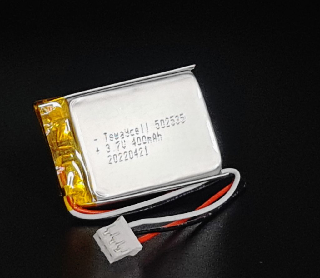 502535 Lithium ion polymer Battery (LiPo) (3.7V 400mAh) 3 pin