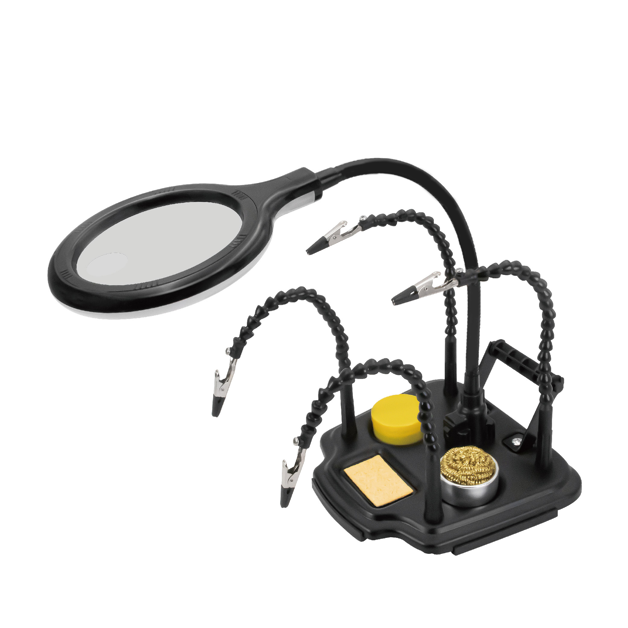 Soldering Helping Hand with LED Magnifier - Tempero Systems Shopping